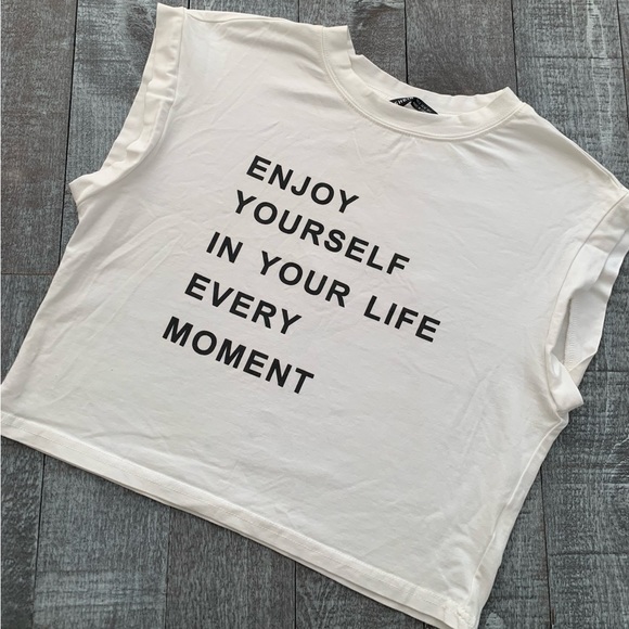 SHEIN | Tops | Shein Cropped Muscle Shirt | Poshmark